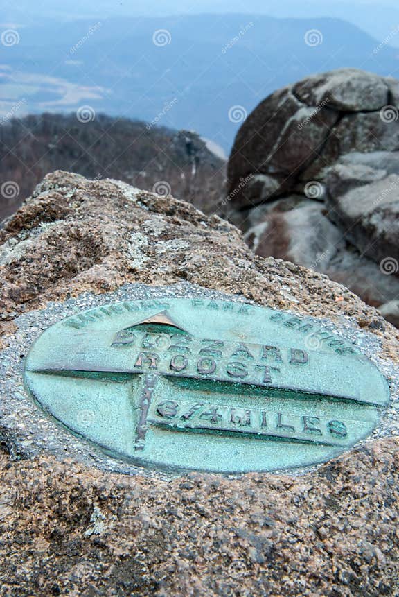 Buzzard Roost Sign stock image. Image of blue, portrait - 43849037