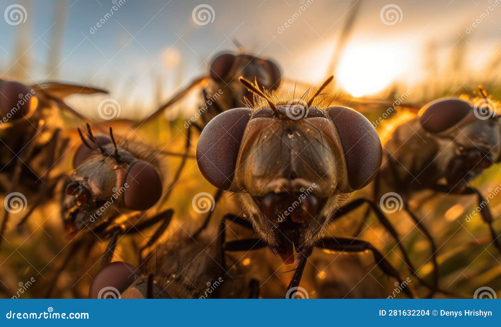 Buzzing Fly Captures Unique Perspective in Its Selfie. Creating Using ...