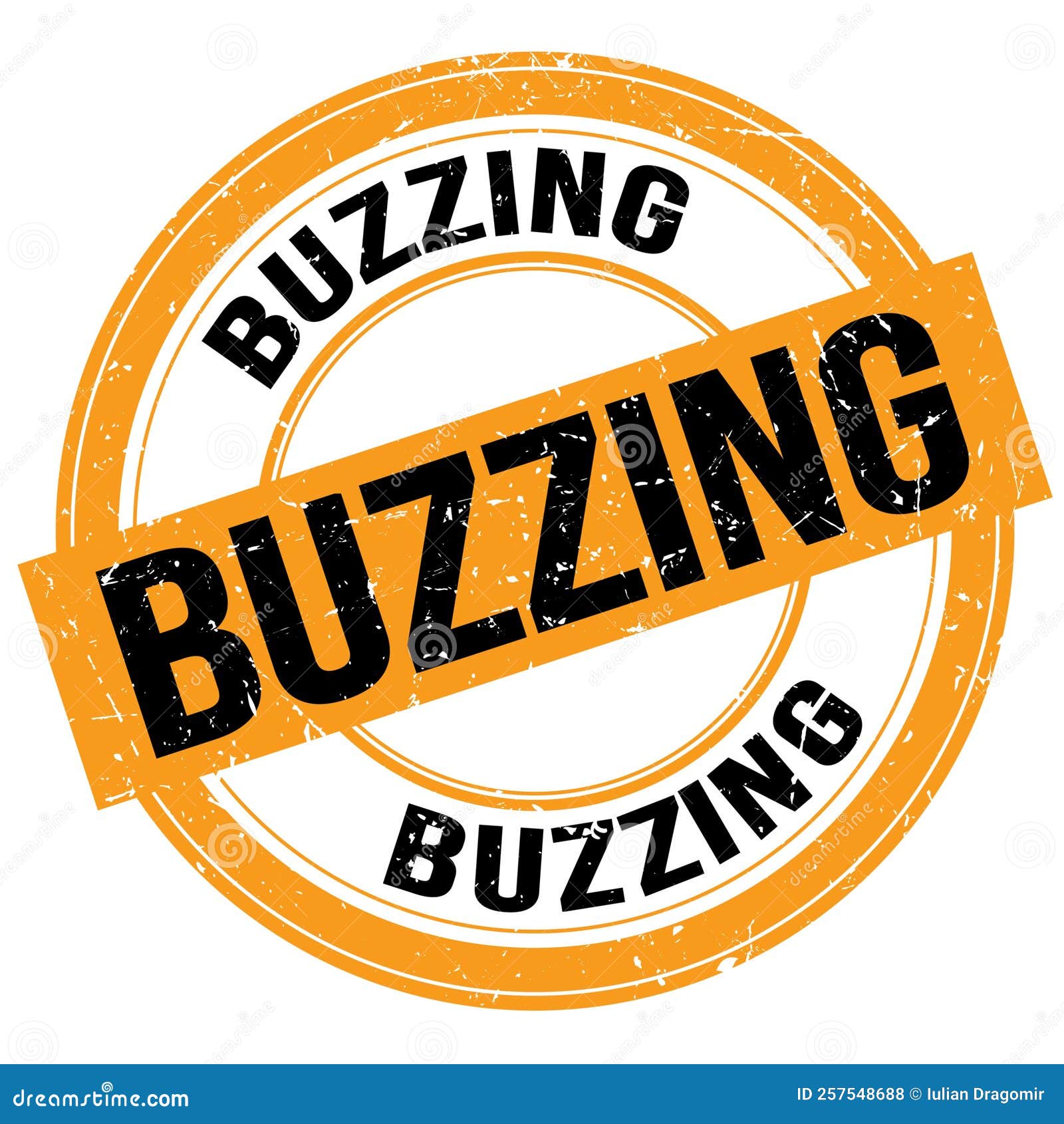 BUZZING Written Word On Red Stamp Sign Royalty-Free Stock Image ...