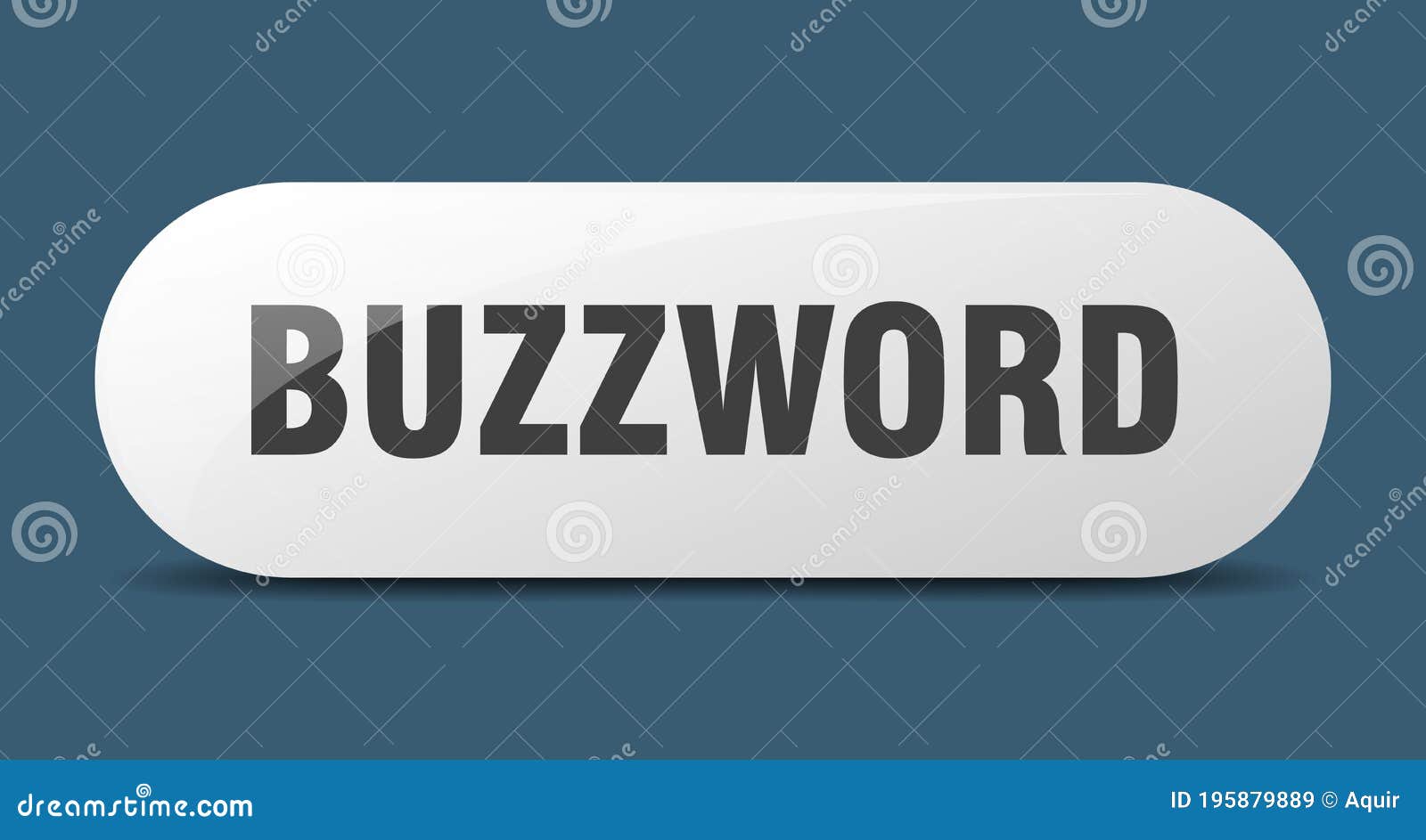 Buzzword Button. Buzzword Sign. Key. Push Button. Stock Vector ...