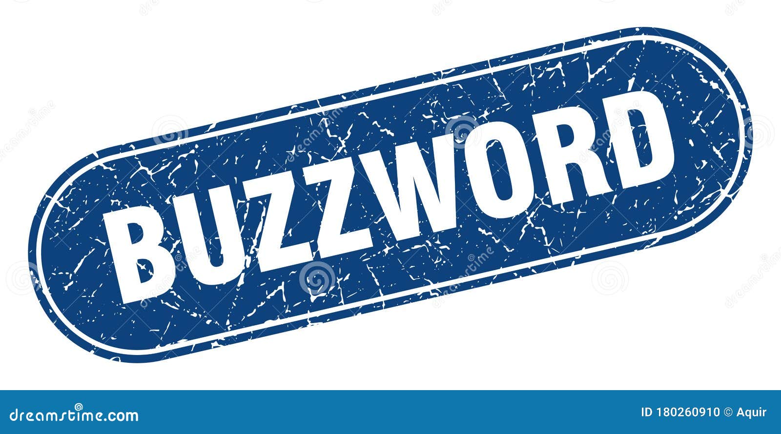 Buzzword Sign. Buzzword Grunge Stamp Stock Vector - Illustration of ...