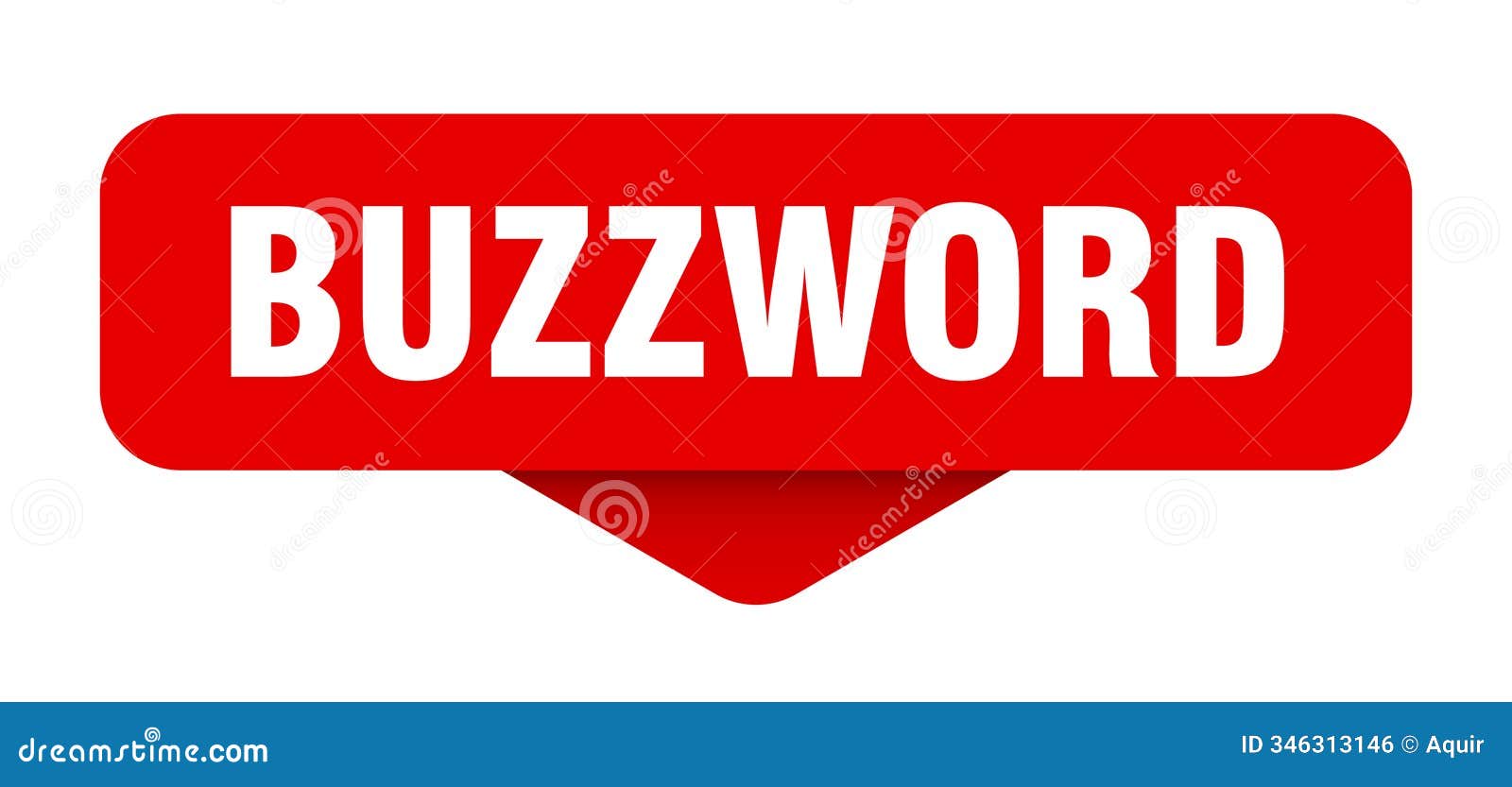 Buzzword Sticker. Buzzword Sign On Transparent Background Vector ...