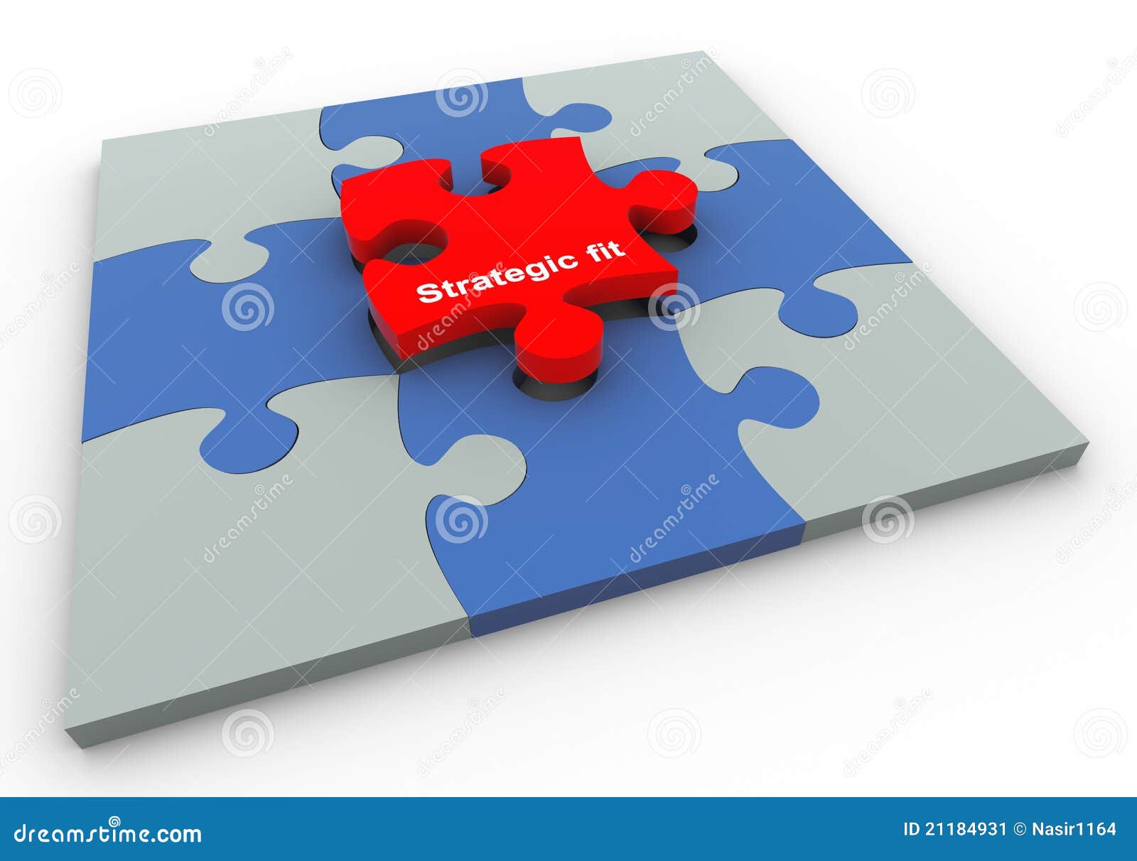 Buzzword strategic fit stock illustration. Image of opportunities ...