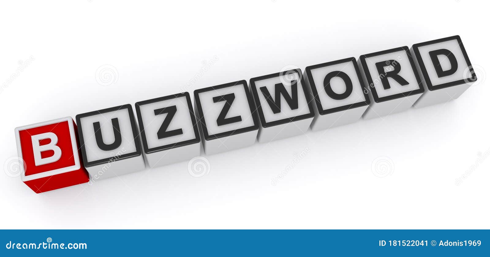 Buzzword Word Block Royalty-Free Stock Photo | CartoonDealer.com #181522041