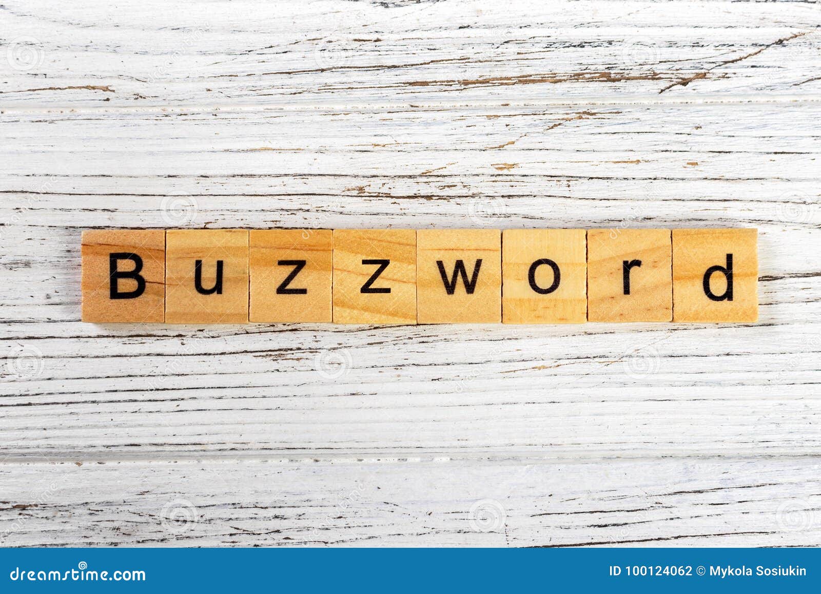 BUZZWORD Word Made with Wooden Blocks Concept Stock Photo - Image of ...