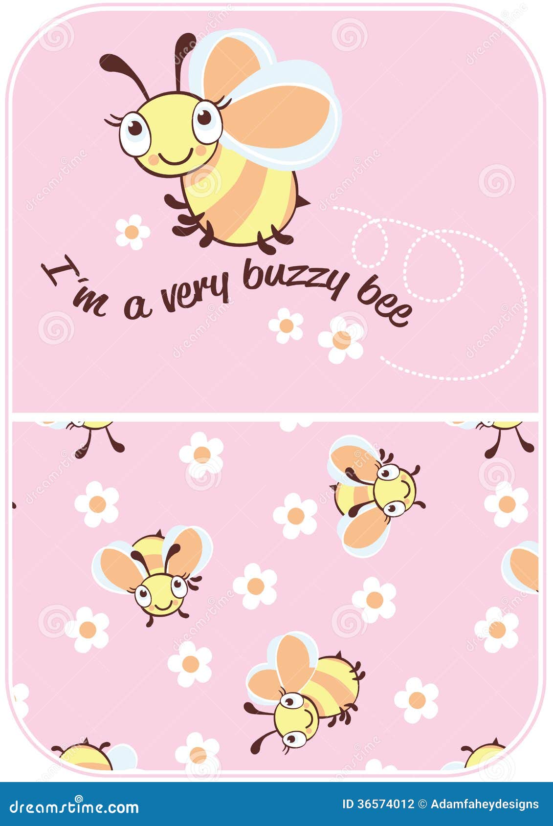 Buzzy Bee. Vector Illustration | CartoonDealer.com #36574012