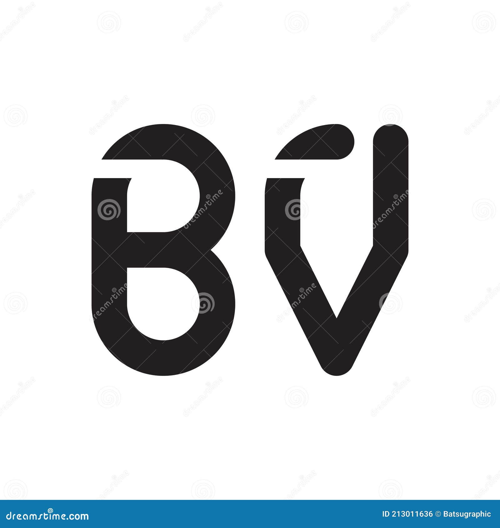 Bv Initial Letter Vector Logo Icon Stock Vector - Illustration of ...