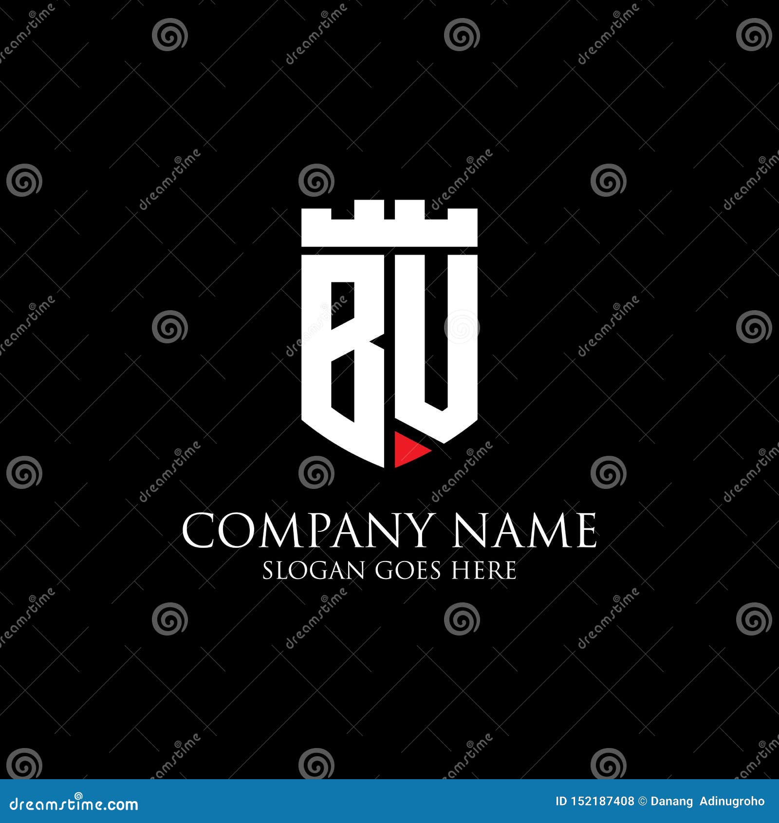 BV Initial Shield Logo Design Inspiration, Crown Royal Logo Template ...