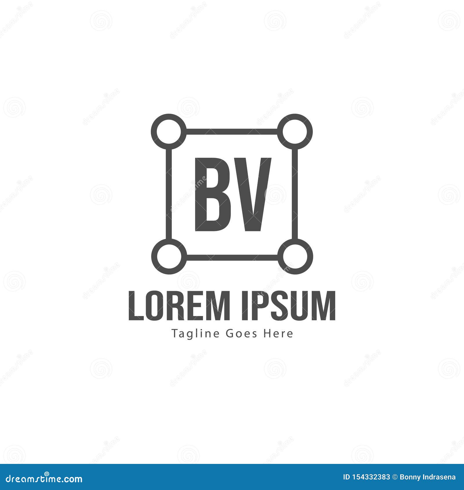 BV Letter Logo Design. Creative Modern BV Letters Icon Illustration ...
