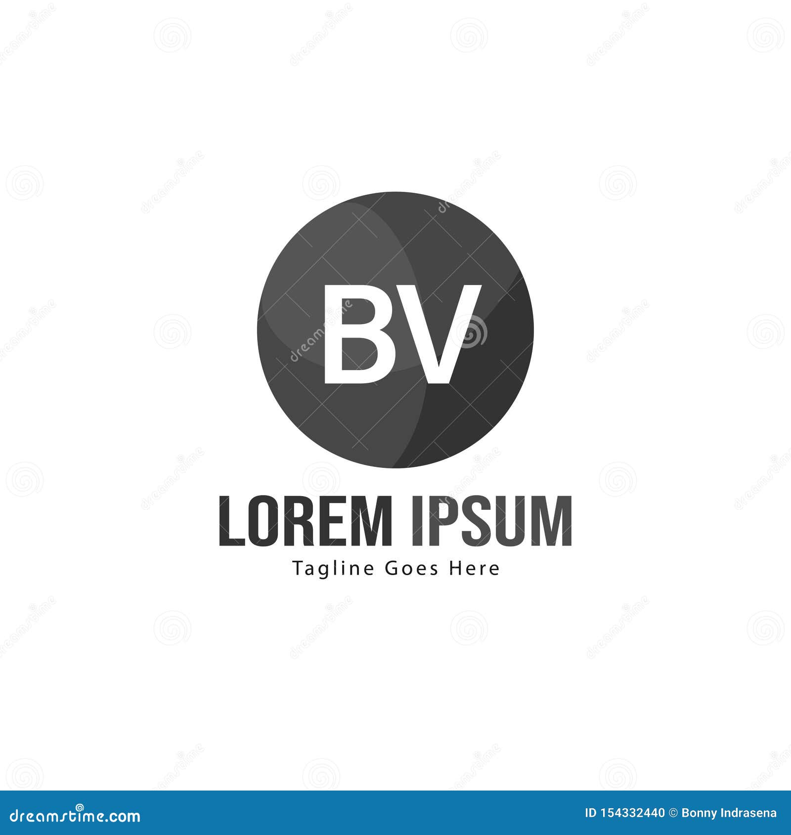 BV Letter Logo Design. Creative Modern BV Letters Icon Illustration ...