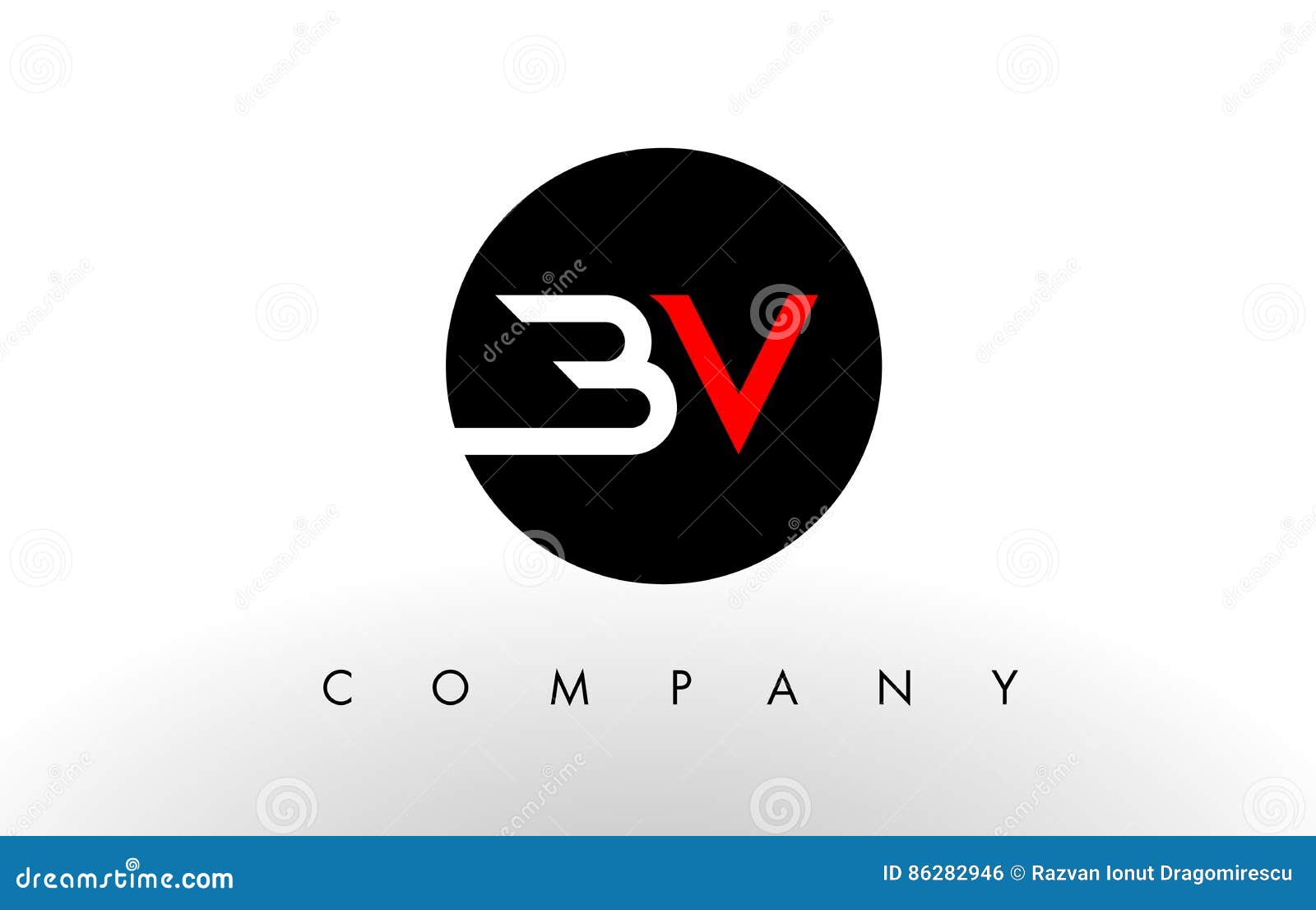 BV Logo. Letter Design Vector. Stock Vector - Illustration of identity ...