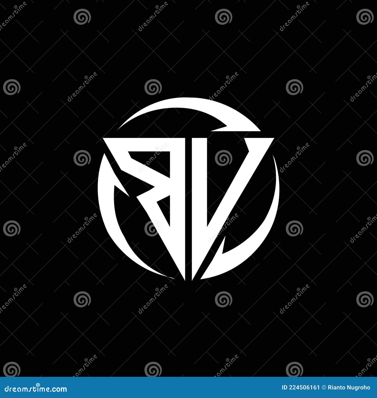 BV Logo Monogram Design Template Stock Vector - Illustration of iconic ...