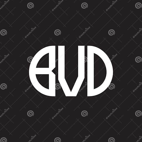 BVO Letter Logo Design on Black Background. BVO Stock Vector ...