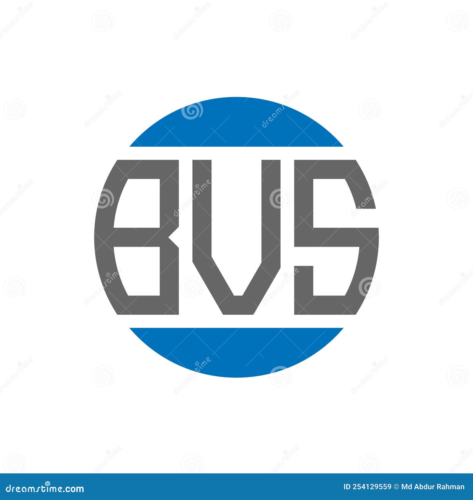 BVS Letter Logo Design on White Background. BVS Creative Initials ...
