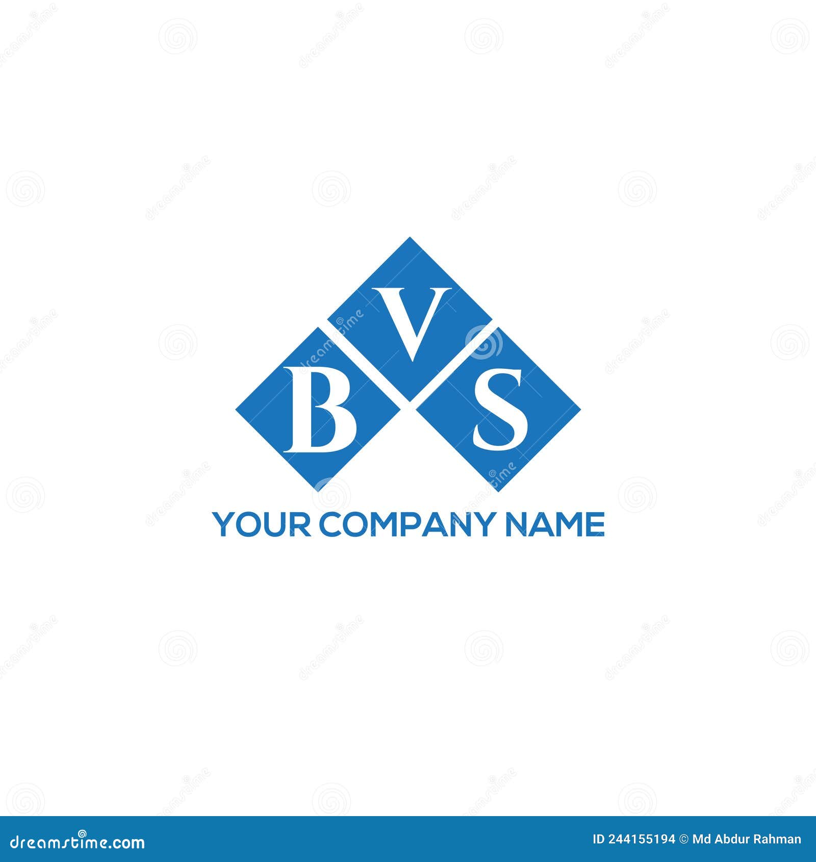 BVS Letter Logo Design on White Background. BVS Creative Initials ...