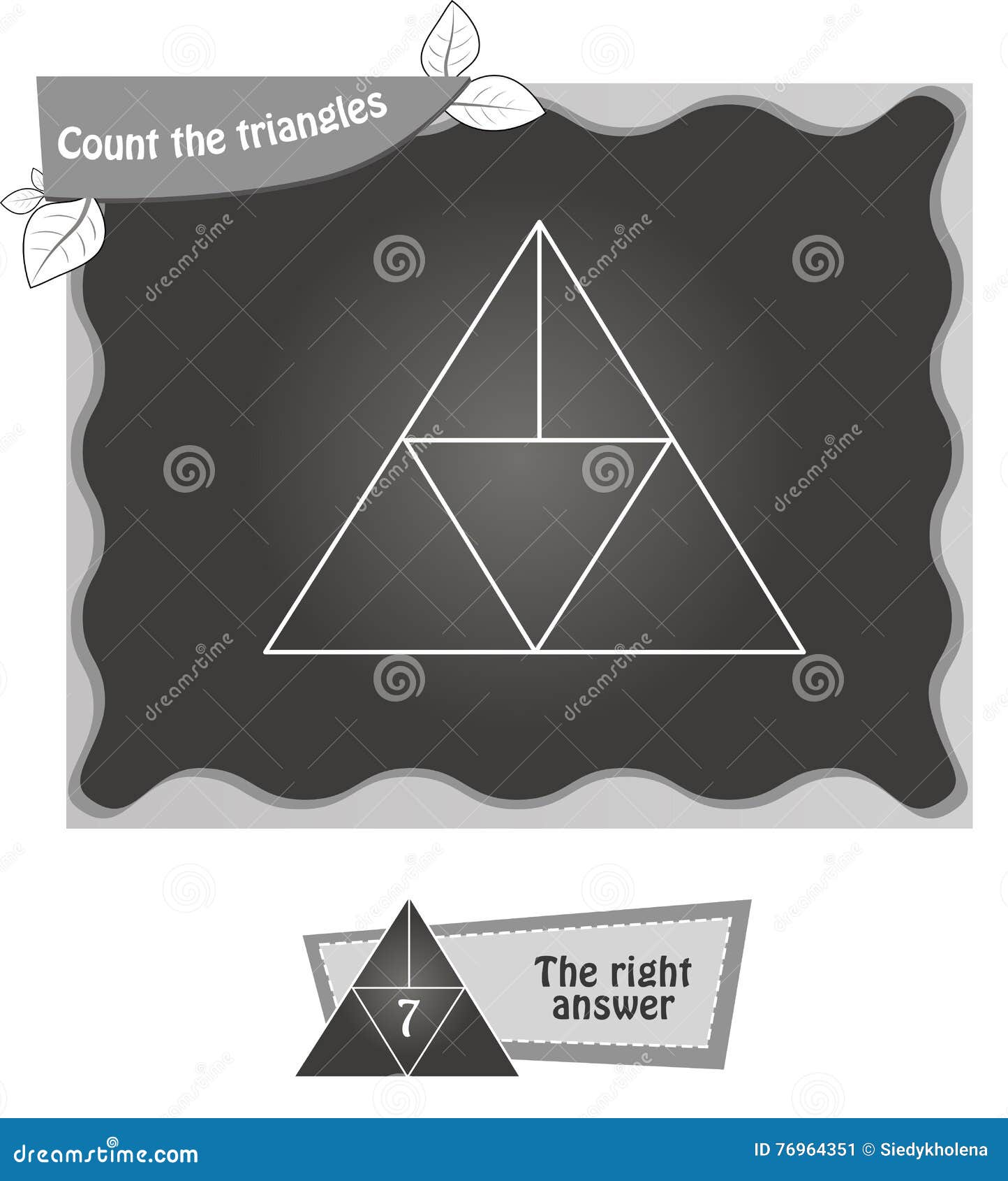 Count The Triangles Stock Image | CartoonDealer.com #58200019