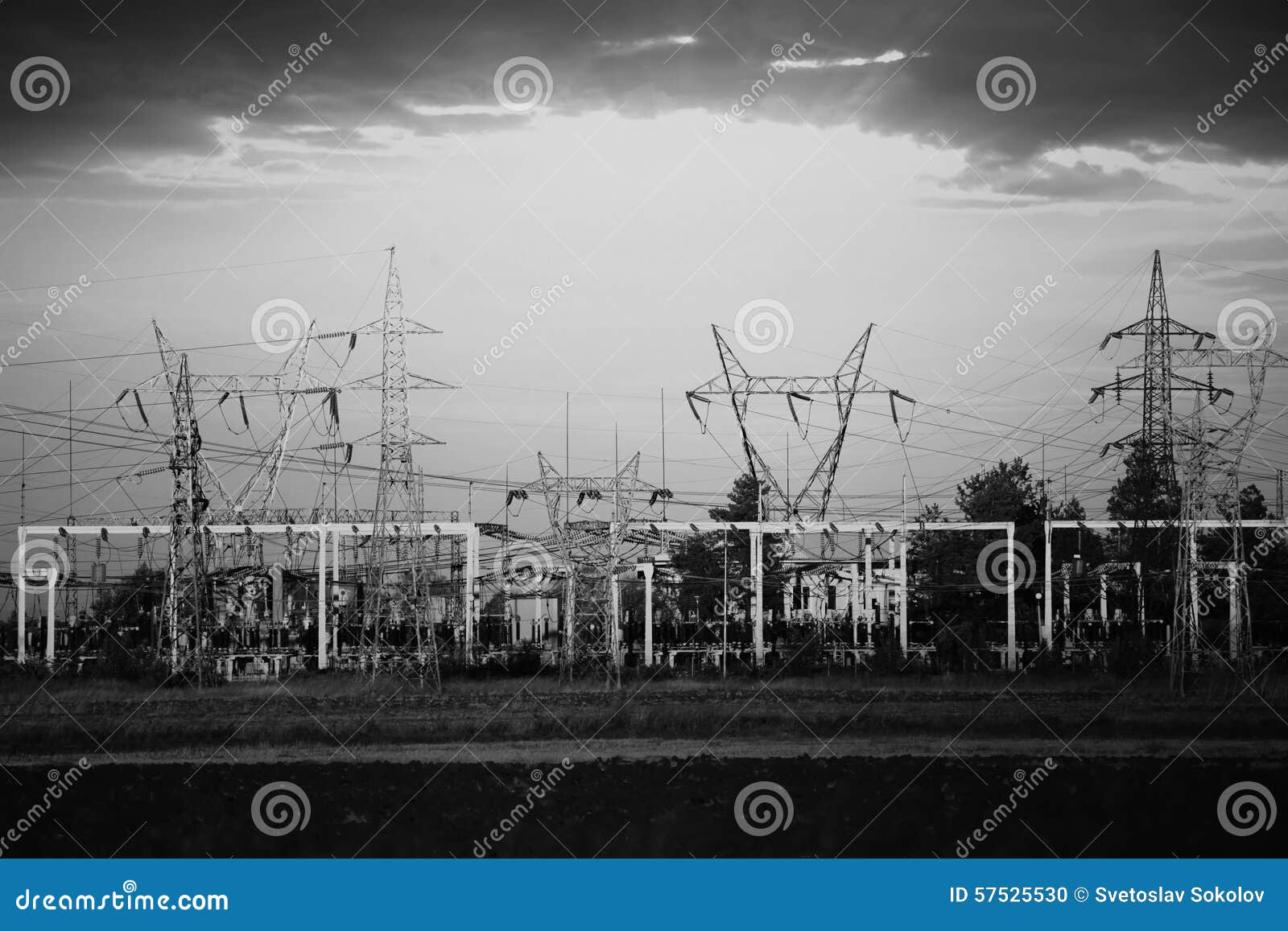 Bw electro station stock photo. Image of breaker, scada - 57525530