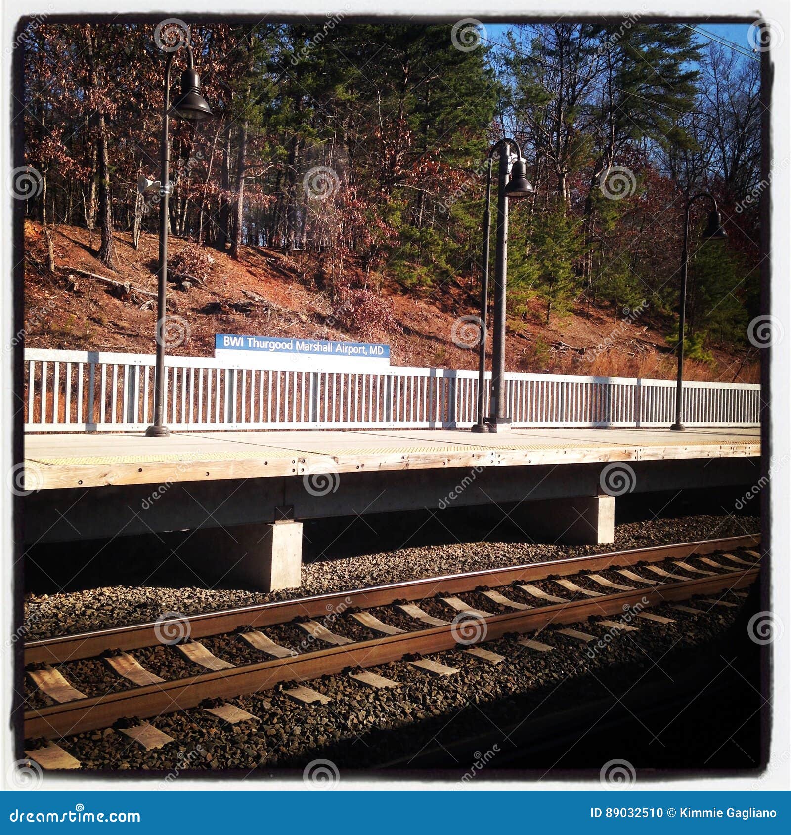 BWI Train Station editorial image. Image of travel, platform - 89032510
