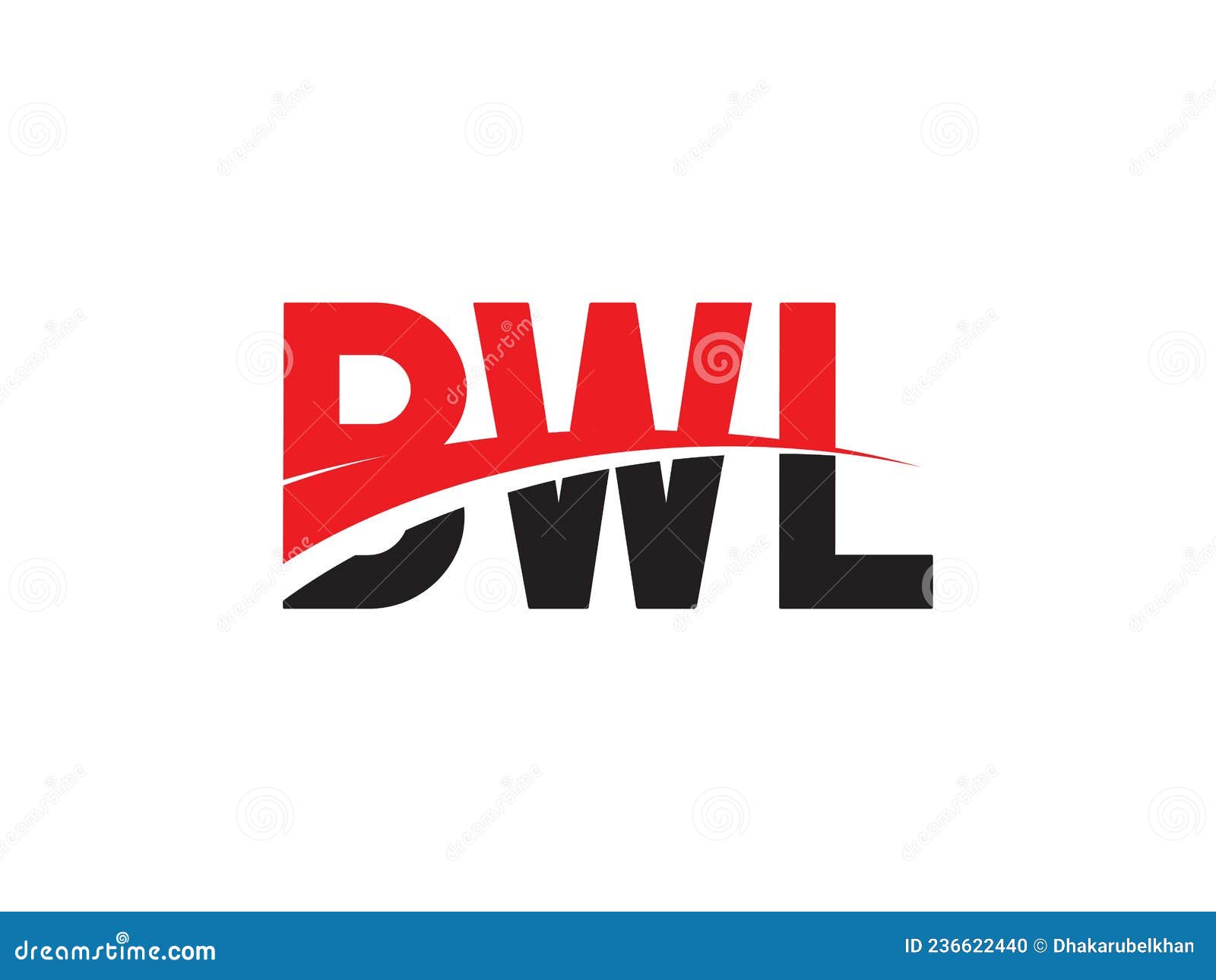 BWL Letter Initial Logo Design Vector Illustration Stock Vector ...