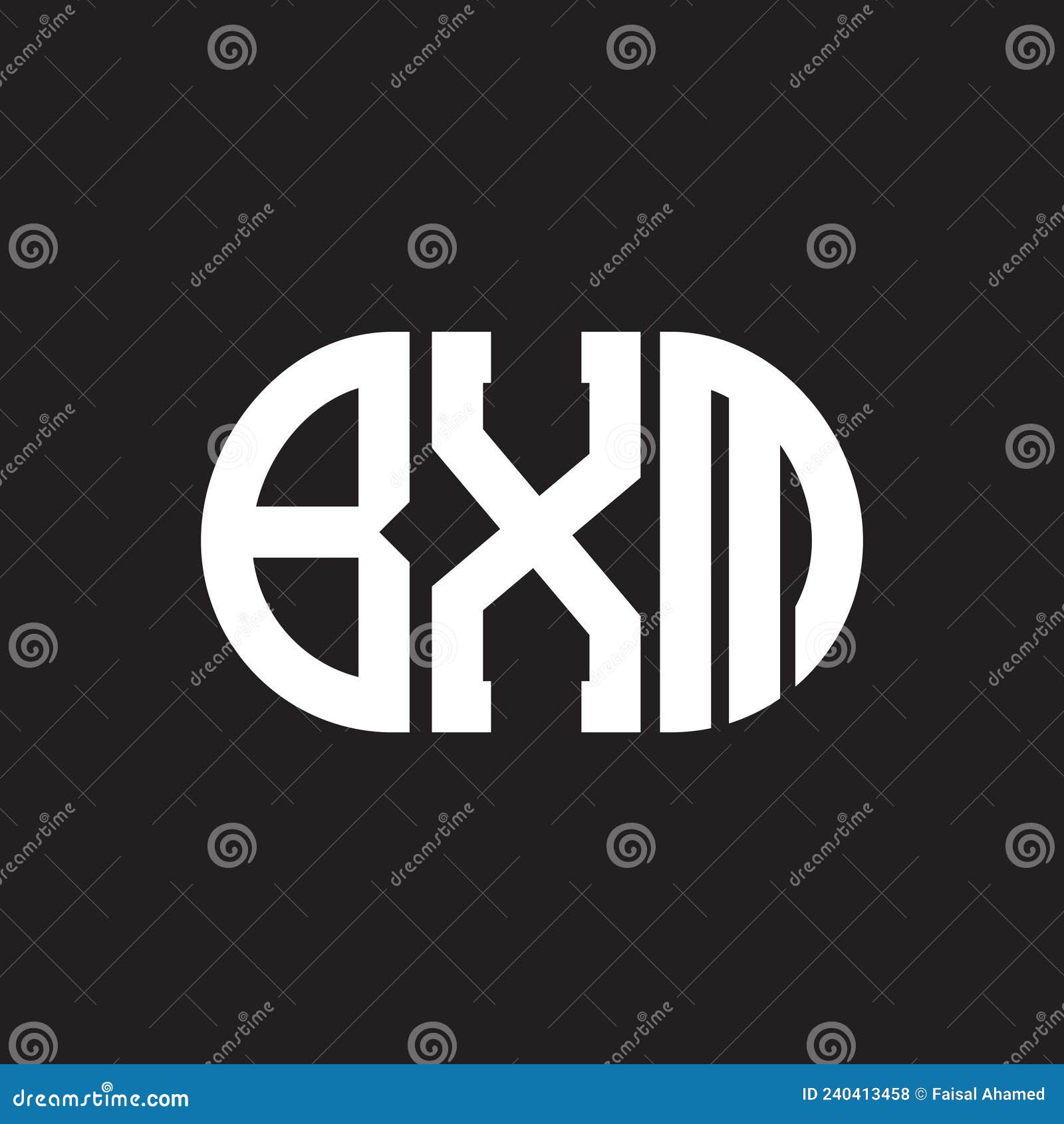 BWM Letter Logo Design On Black Background. BWM Vector Illustration ...