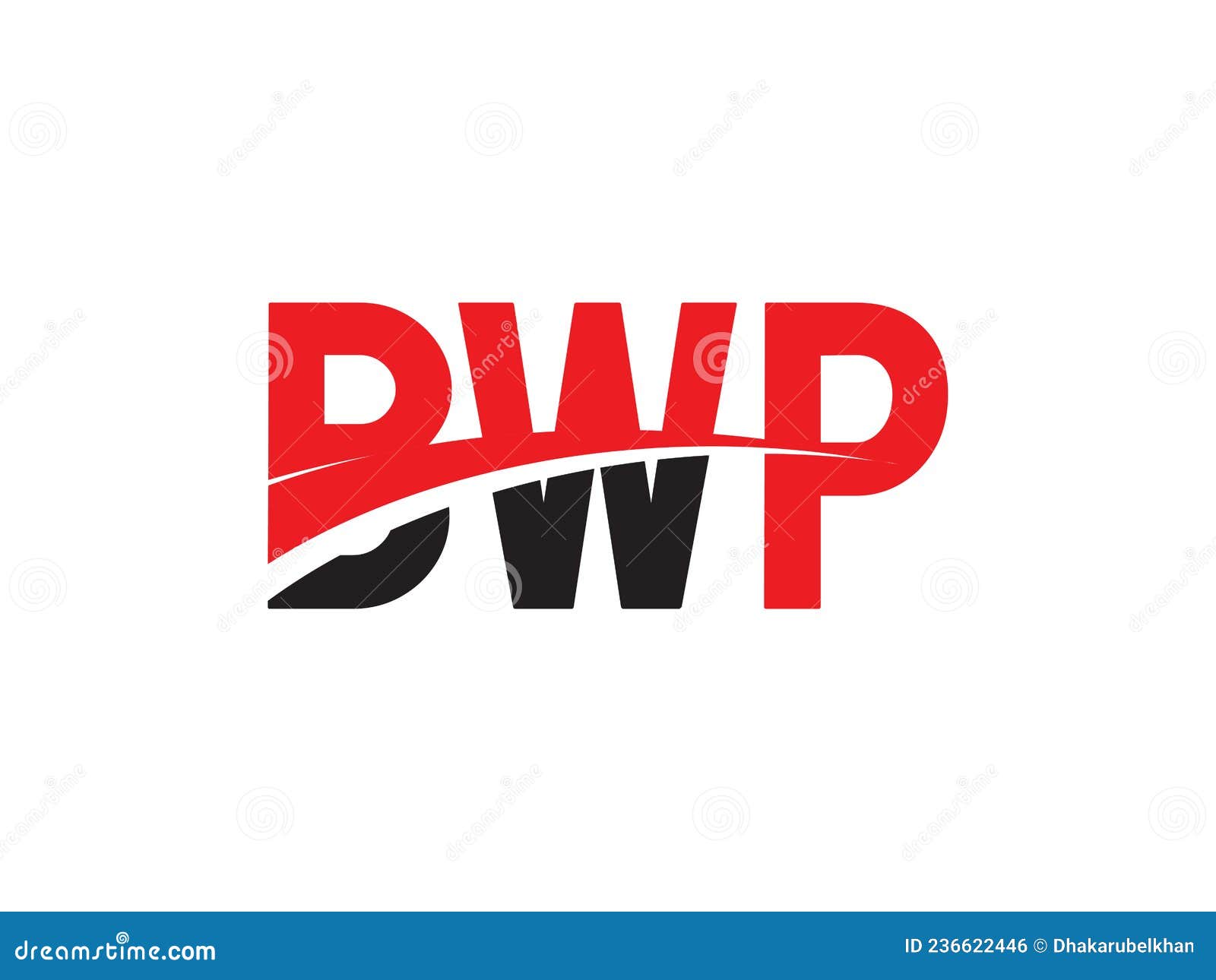 BWP Letter Initial Logo Design Vector Illustration Stock Vector ...