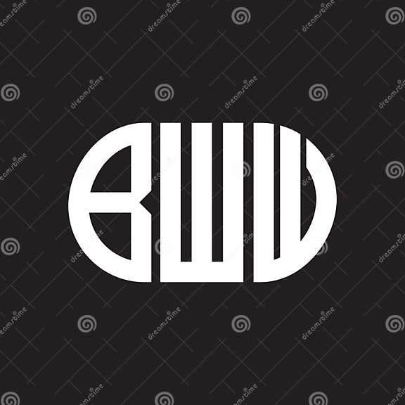 BWW Letter Logo Design on Black Background. BWW Stock Vector ...