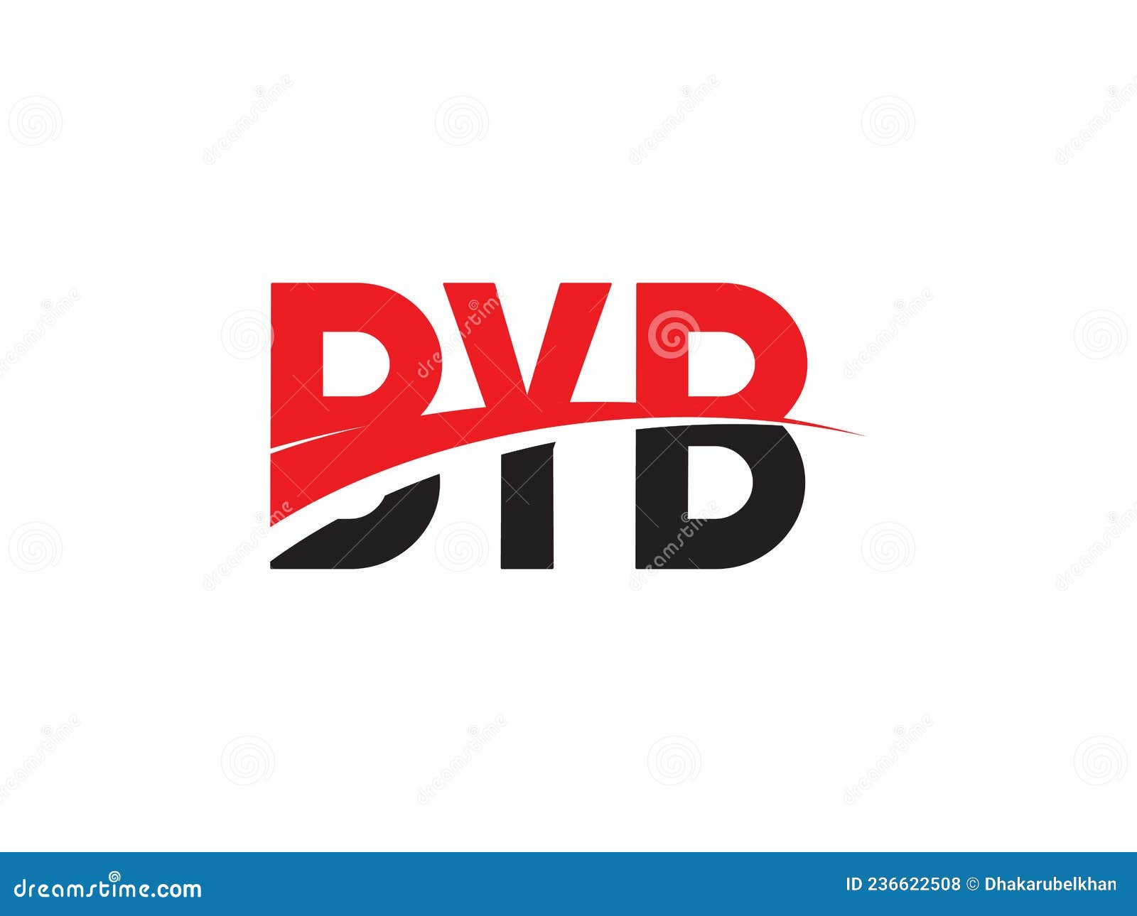 BYB Letter Initial Logo Design Vector Illustration Stock Vector ...