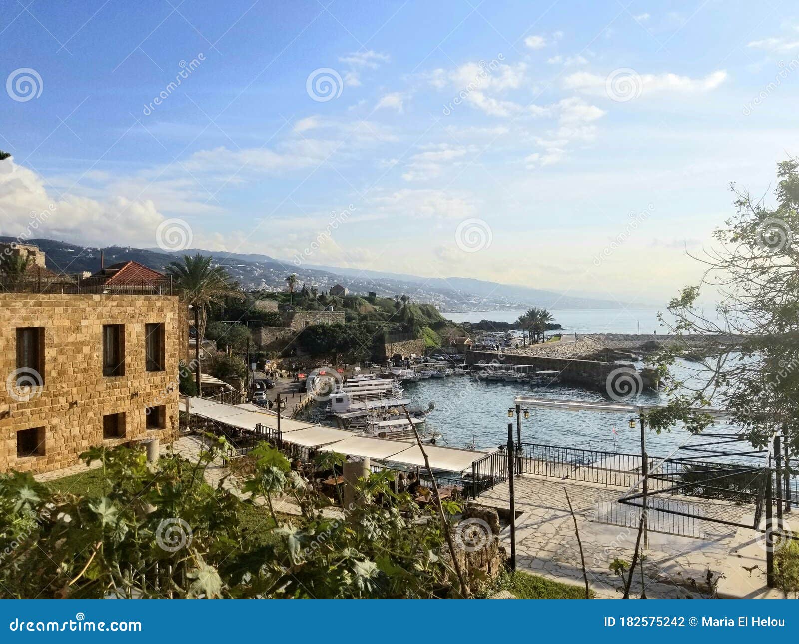 Byblos city stock photo. Image of phoenician, city, lebanon - 182575242