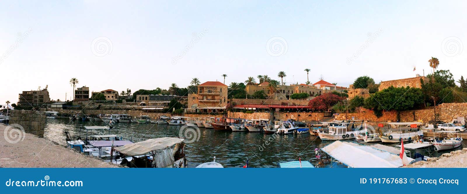 Byblos harbor, Lebanon editorial stock photo. Image of beirut - 191767683