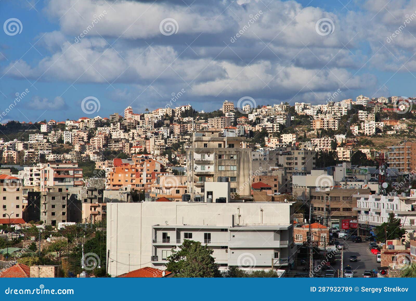 Byblos, Lebanon - 02 Jan 2018. the View on Byblos City, Lebanon ...
