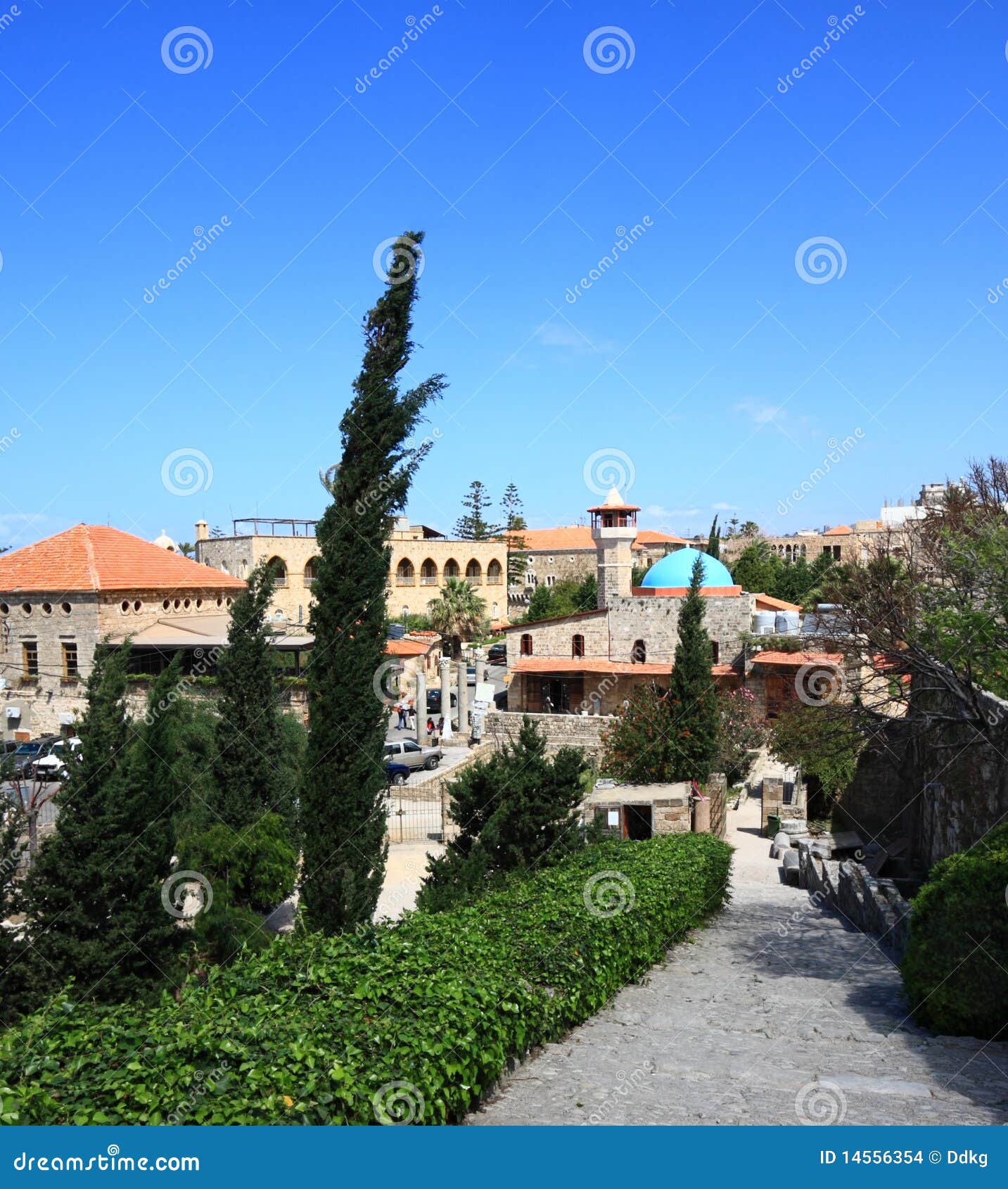 Byblos Town, Lebanon stock photo. Image of buildings - 14556354