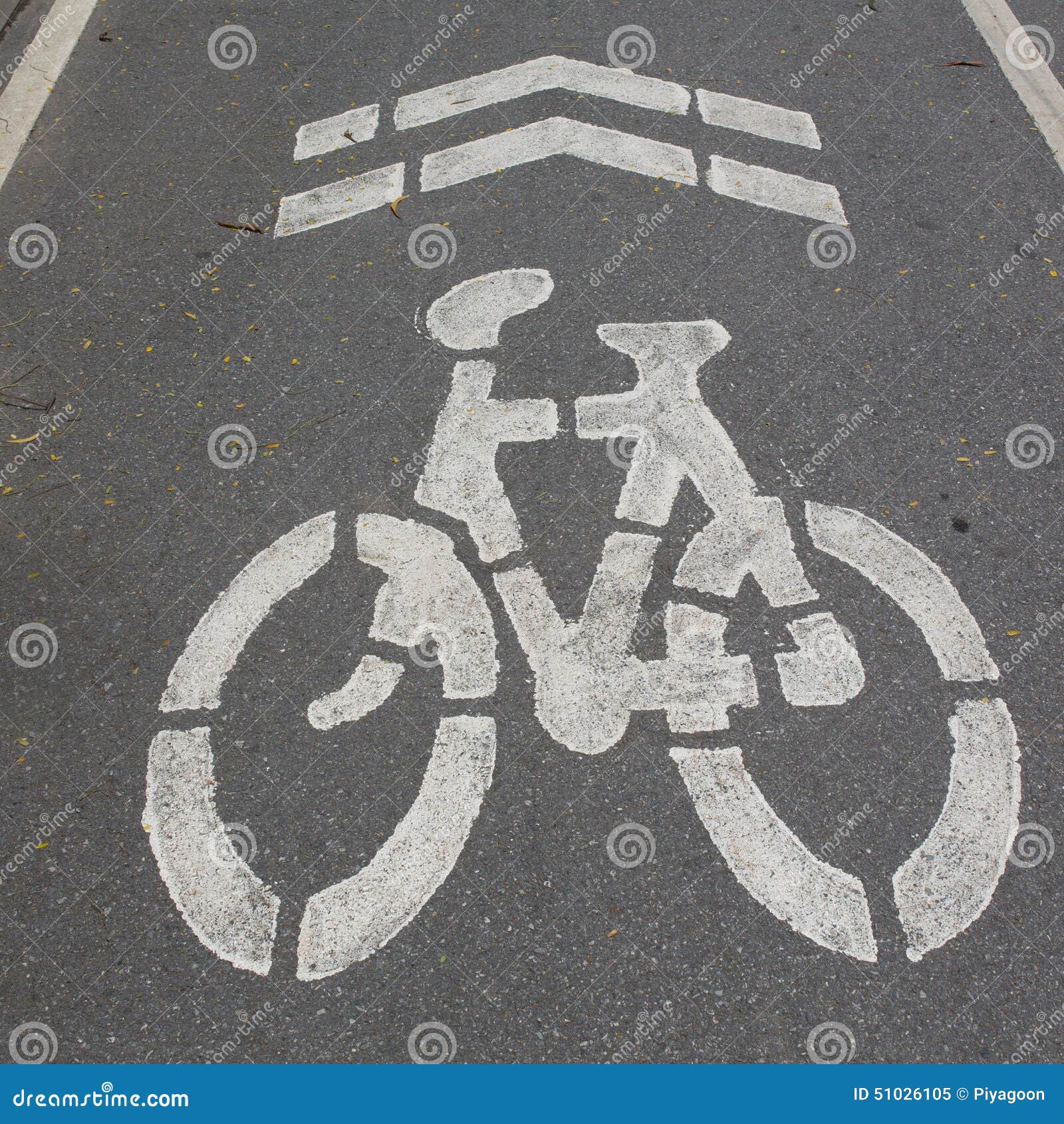 Bycicle road sign. stock image. Image of cycle, bike - 51026105