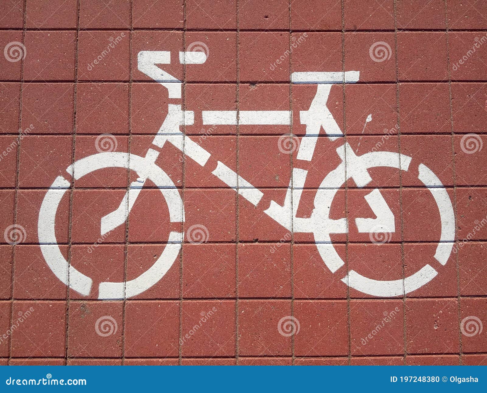 Bycicle road sign stock photo. Image of ride, instruction - 197248380