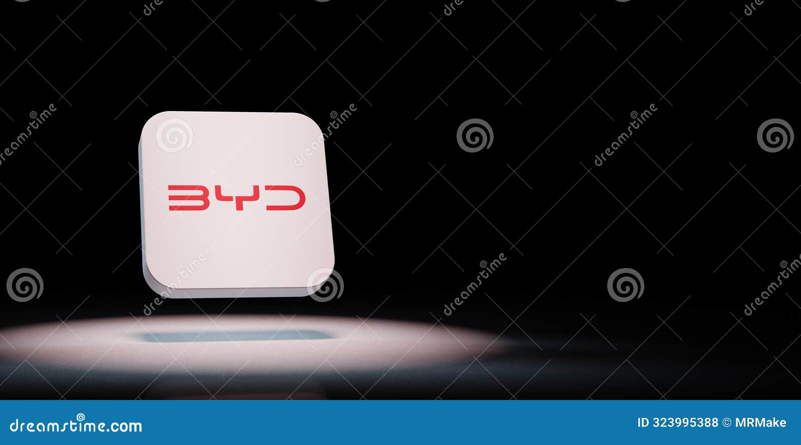 Byd Auto App Icon Spotlighted on Black Background Editorial Stock Photo ...