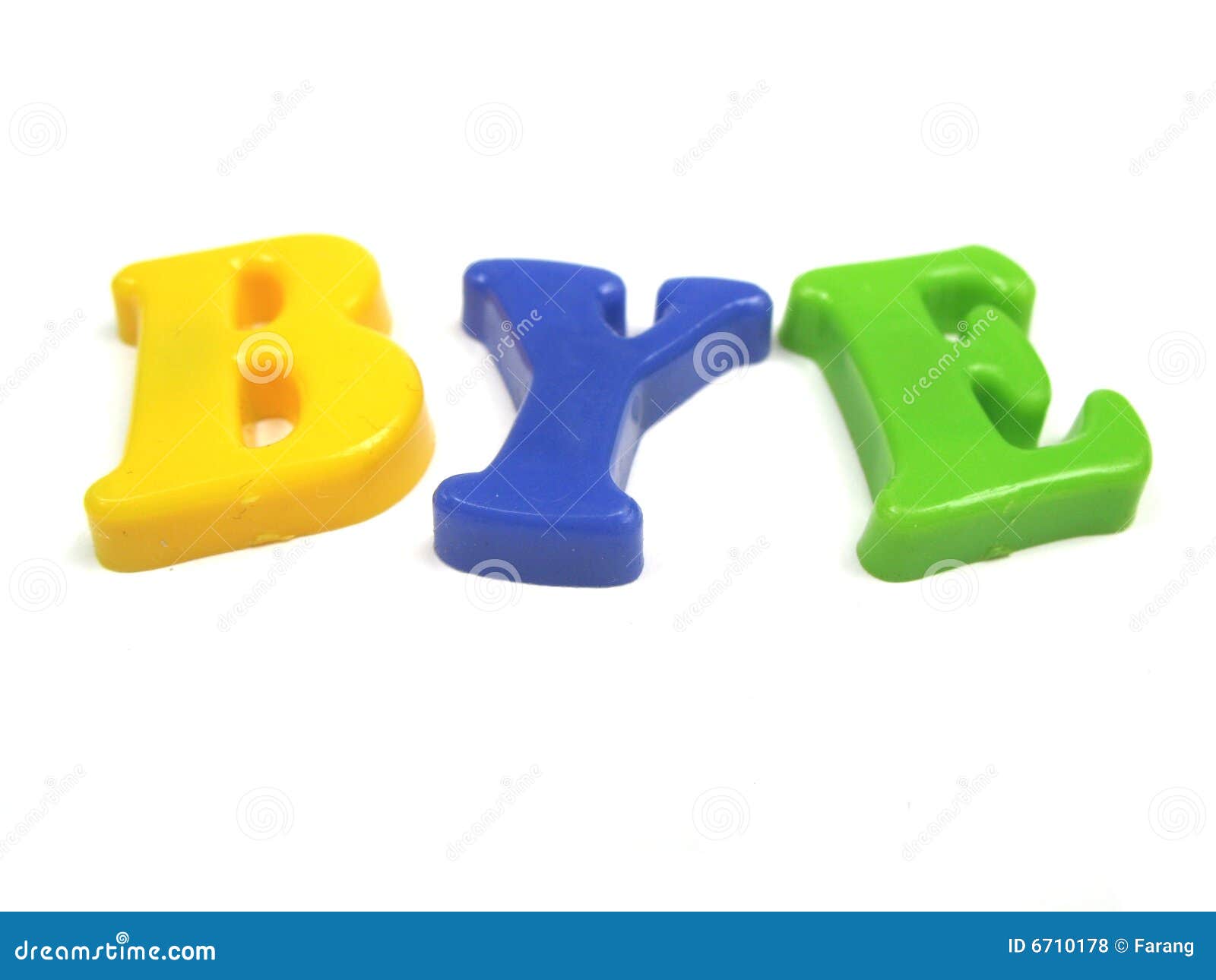 Bye ! stock photo. Image of concept, colours, goodbye - 6710178