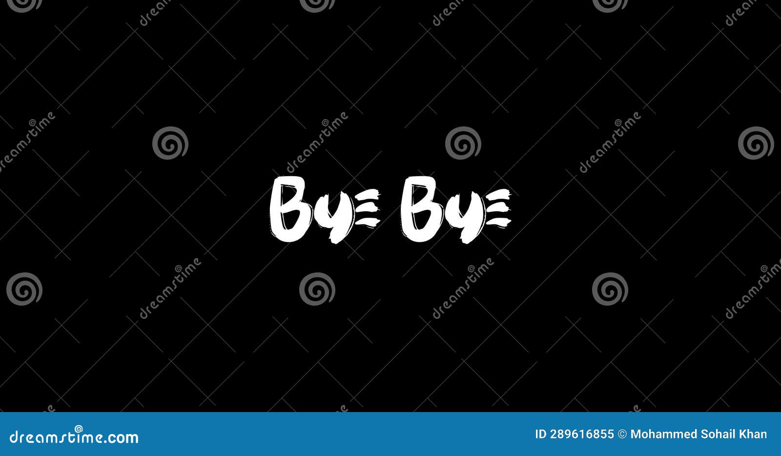 Bye Bye Grunge Transition Effect of Typography Text Animation on Black ...