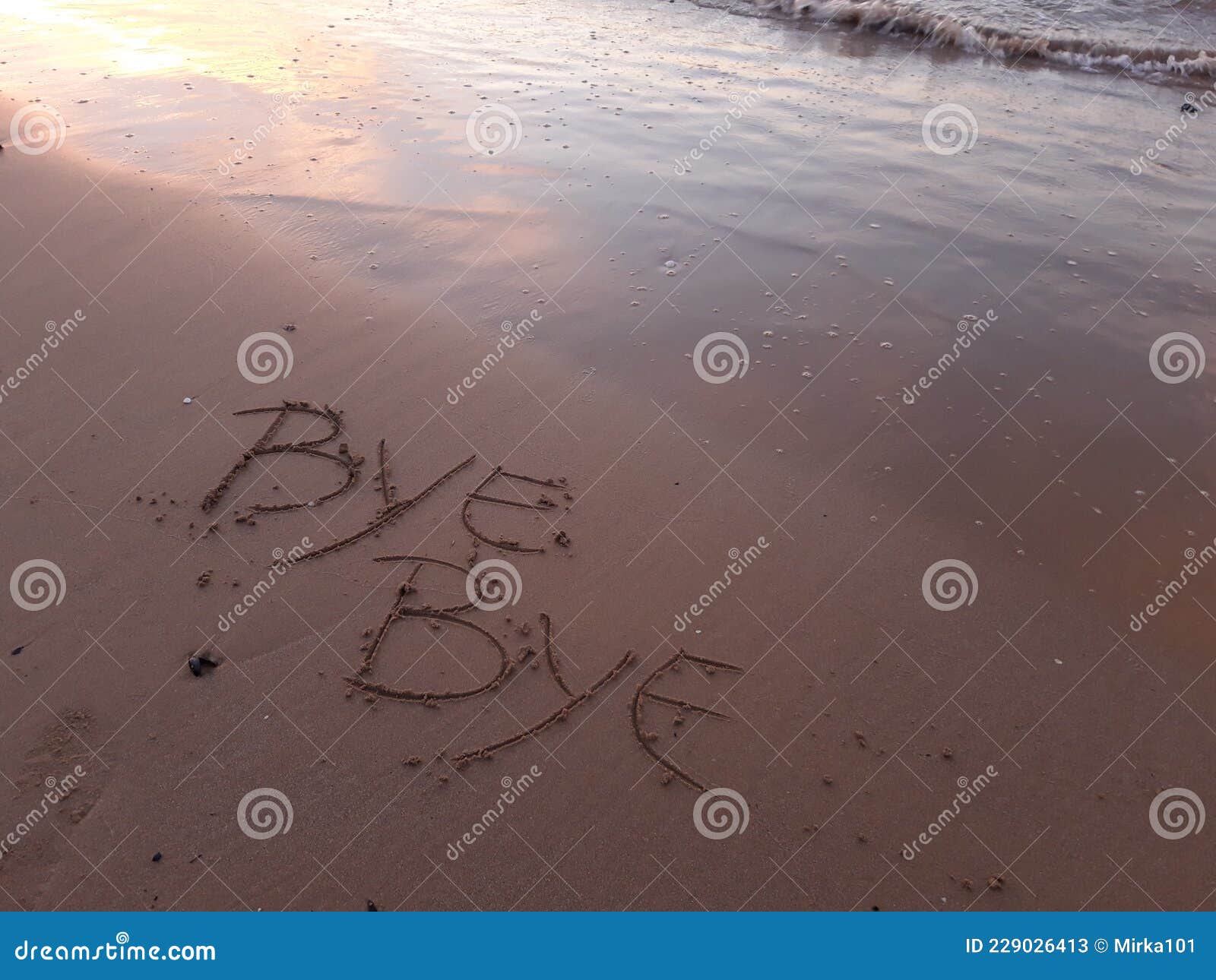 Bye Bye Summer, End of Summer Holidays, Back To Work Stock Image ...