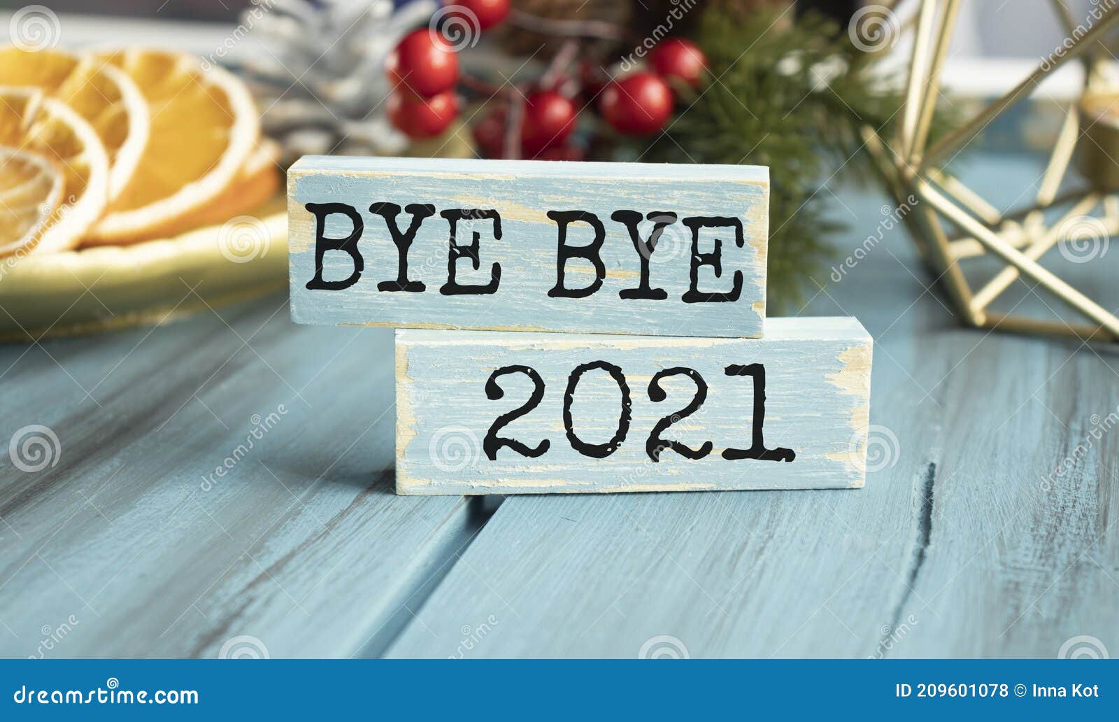Bye Bye 2020, Word Wooden Blocks Stock Photo - Image of typography ...