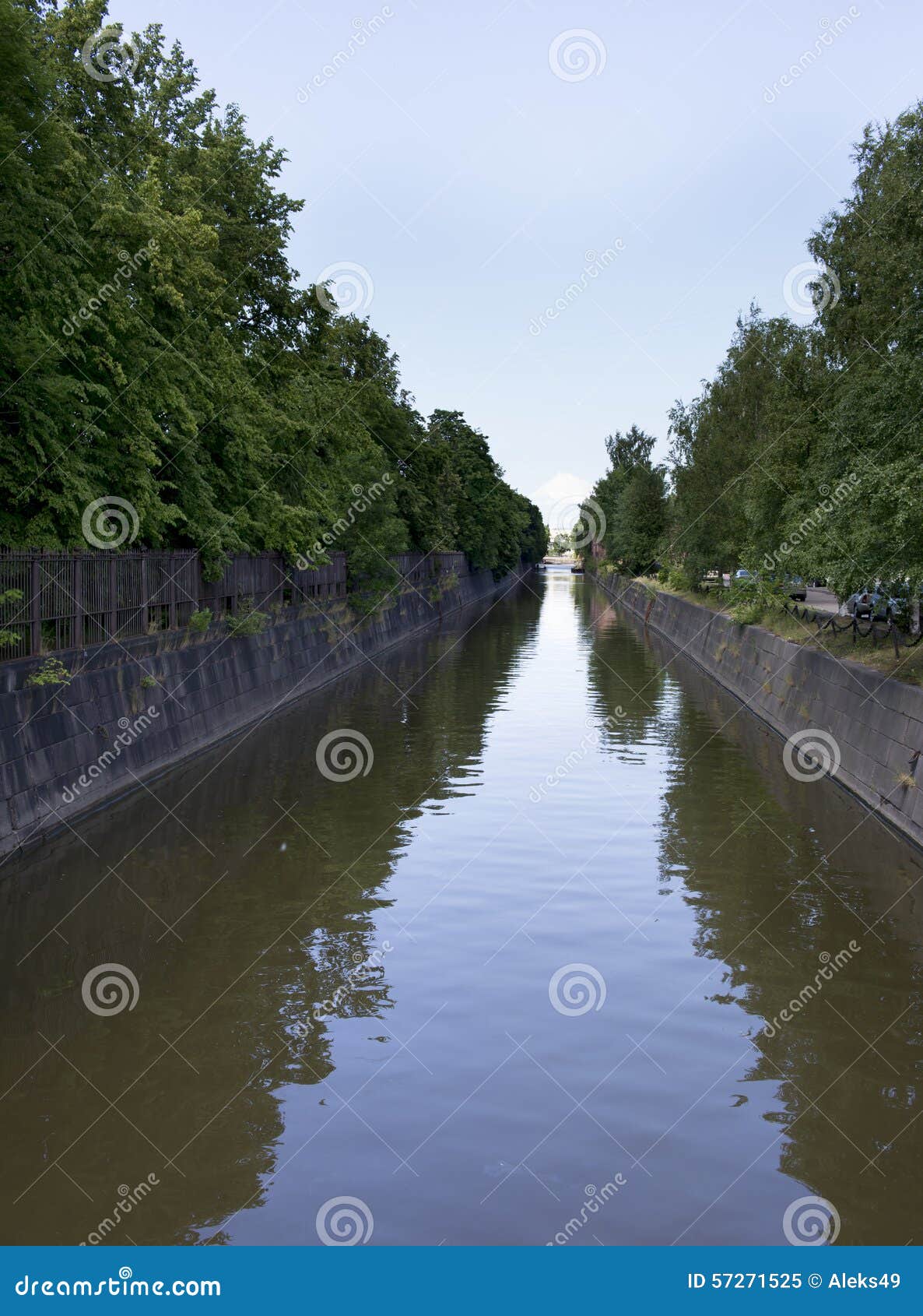 The Bypass Channel in Kronstadt Stock Image - Image of sunny, outdoors ...