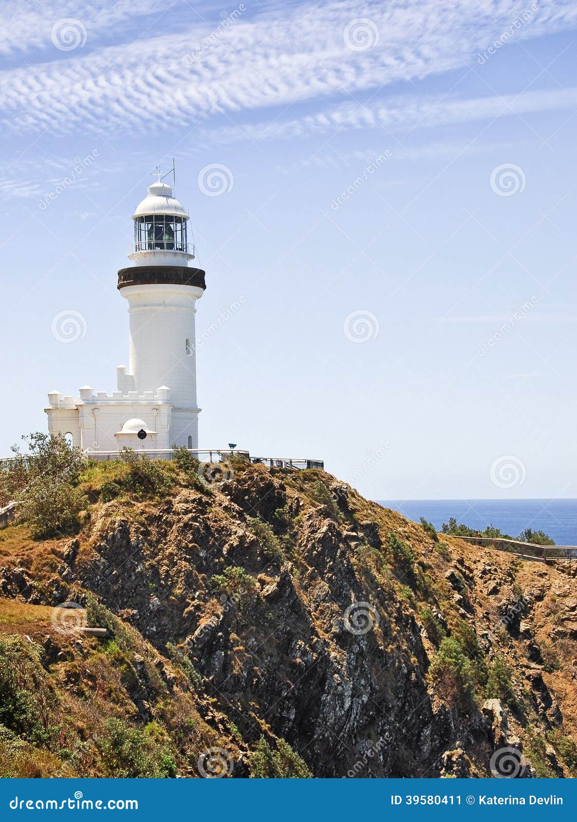 Byron Bay Lighthouse stock afbeelding. Image of nieuw - 39580411