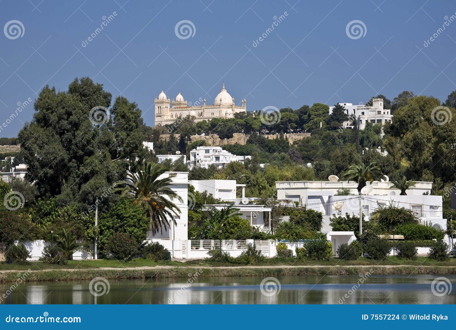 Byrsa hill stock photo. Image of cathedral, hill, architecture - 7557224