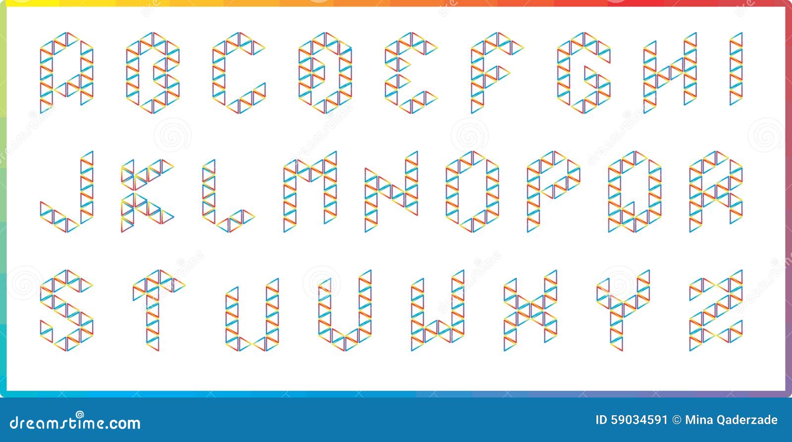 Byte Alphabet stock illustration. Illustration of style - 59034591