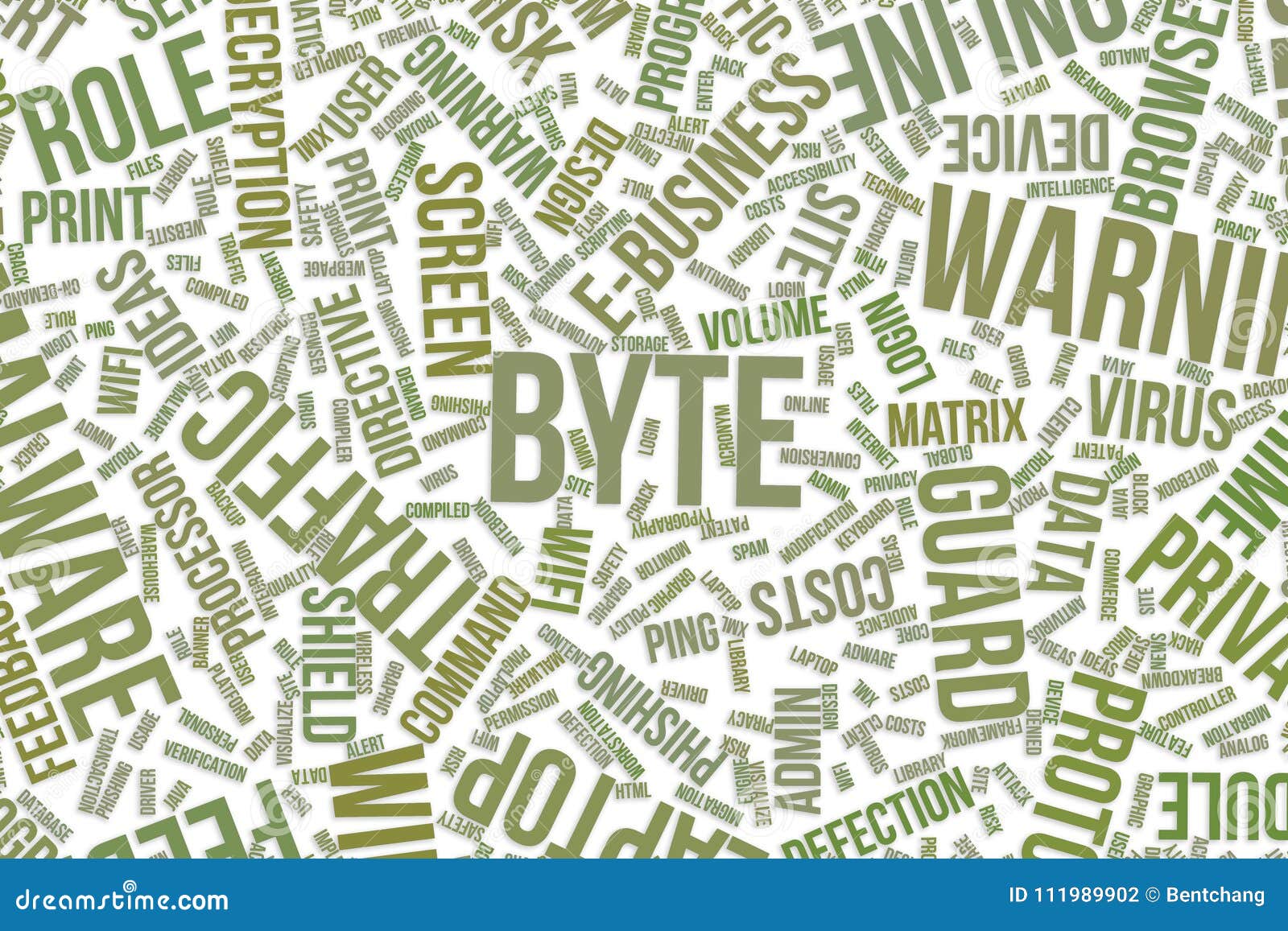 Byte Word Cloud Collage Stock Photography | CartoonDealer.com #199044794
