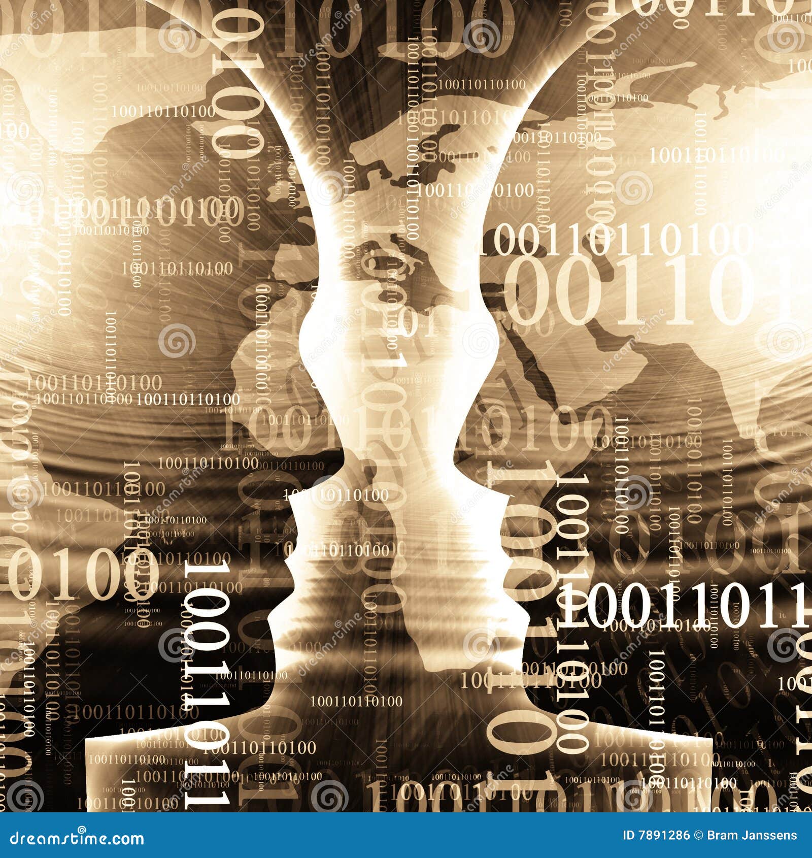 Bytes stock illustration. Illustration of tech, computers - 7891286