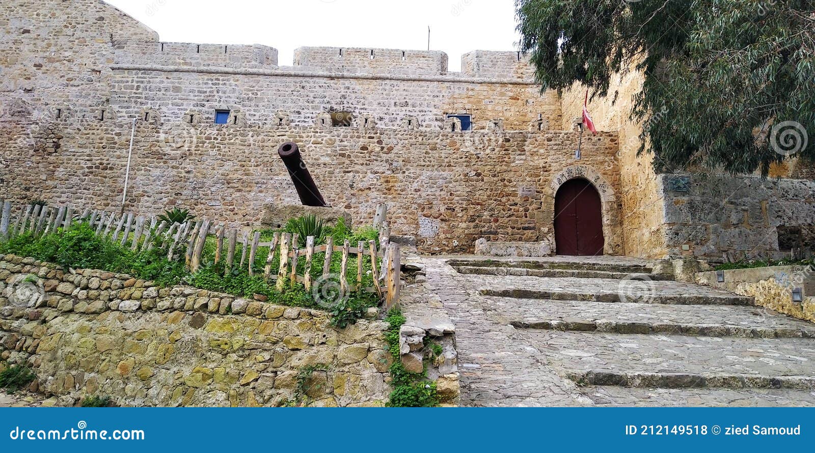 Byzantine Castle Ruins of Kelibia Stock Photo - Image of kelibia ...