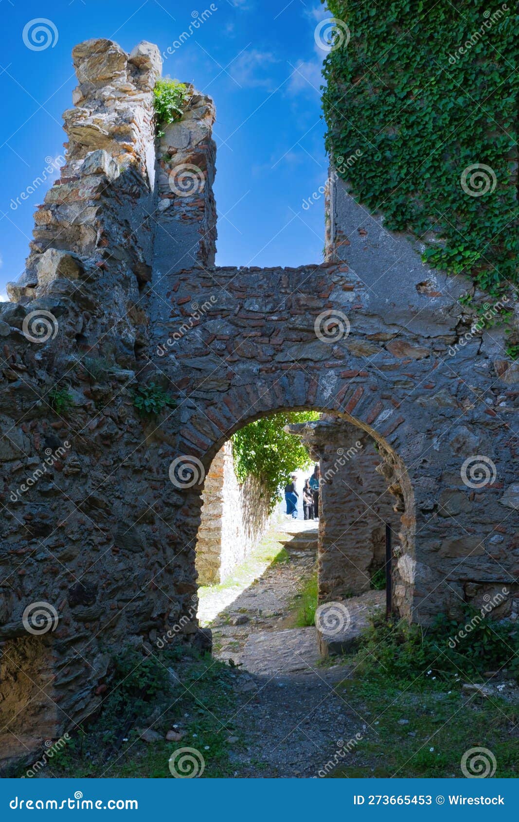 Byzantine Castle State of Mystras, Greece Medieval Art. Medieval ...