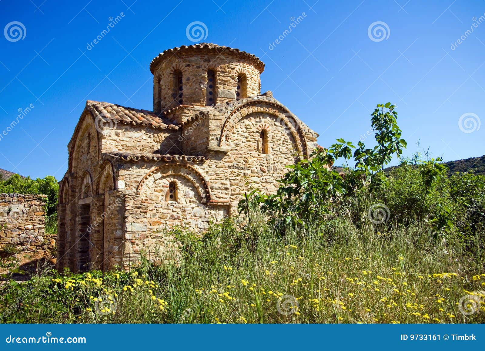 Byzantine Church in Fodele stock image. Image of crete - 9733161