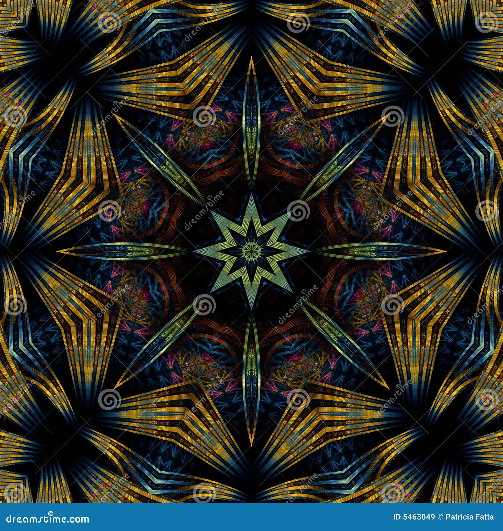 Byzantine compass mandala stock illustration. Illustration of digital ...