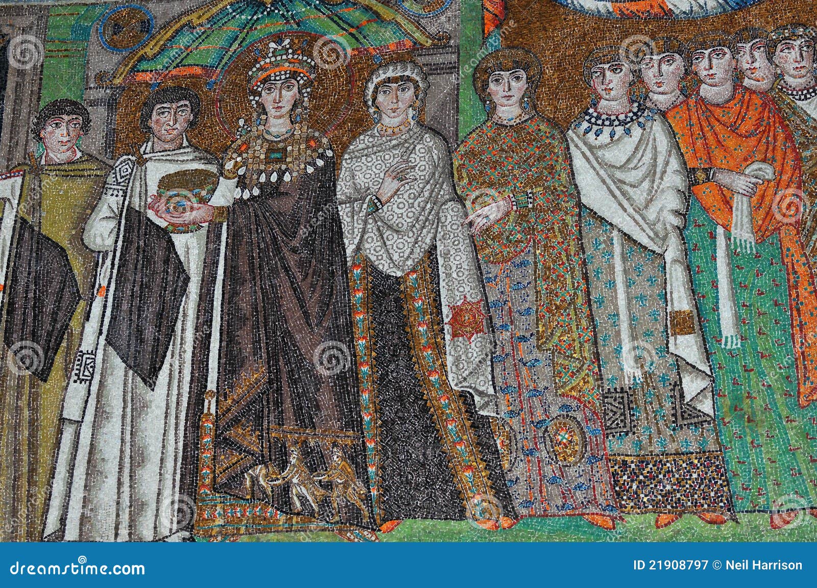 San Vitale Justinian Mosaic