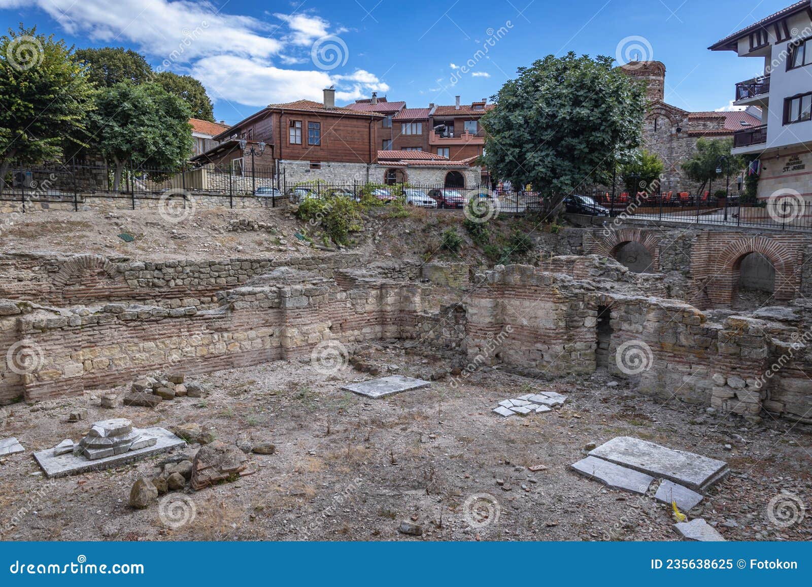 Byzantine Terms in Nesebar Coastal Town in Bulgaria Stock Image - Image ... Byzantine Terms in Nesebar Coastal Town in Bulgaria Stock Image - Image ...